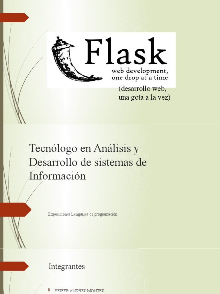 Exposicion Python Flask (Autoguardado) | PDF | Internet y web | Red mundial