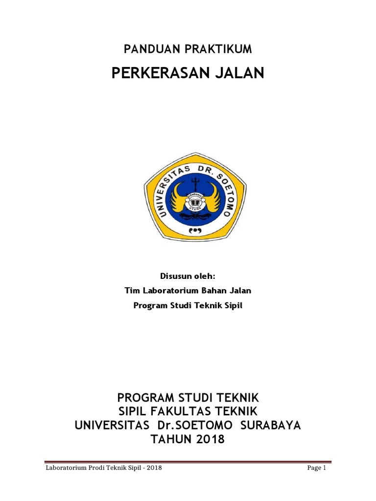 Panduan Praktikum Perkerasan Jalan Acai | PDF