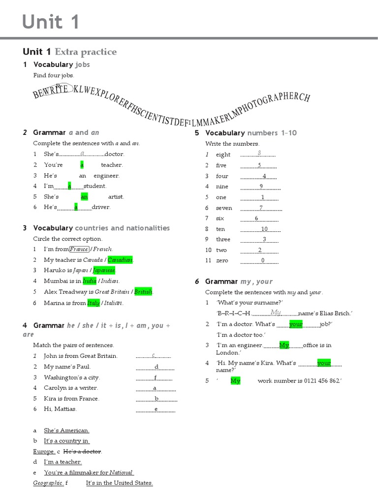 Unit 1: Extra Practice | PDF | Cognition | Cultural Assimilation