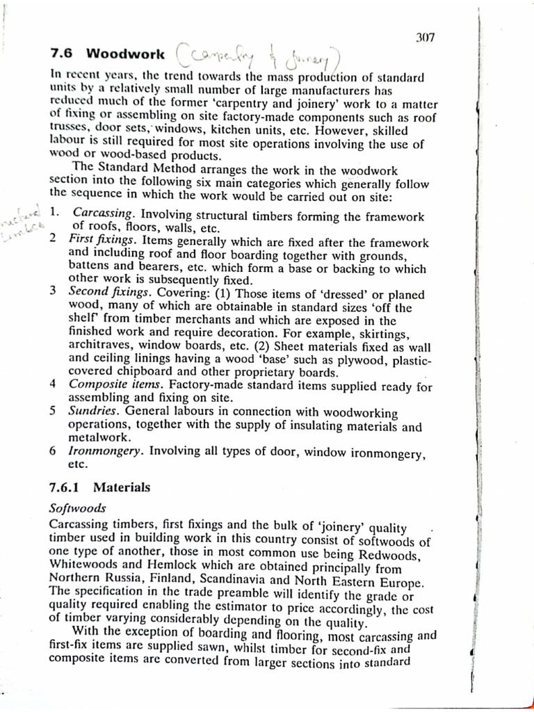 Carpentry Unit Rates | PDF