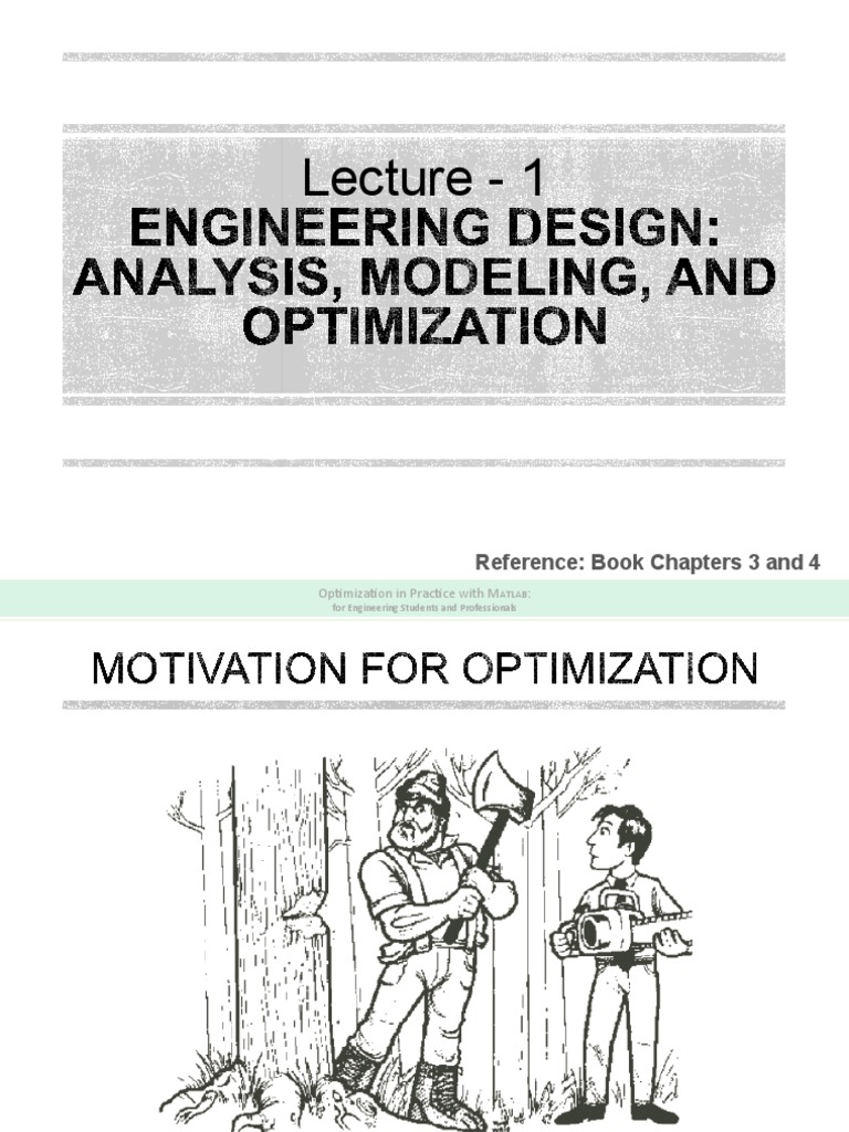 L01-Design Analysis Optimization | PDF | System | Analysis