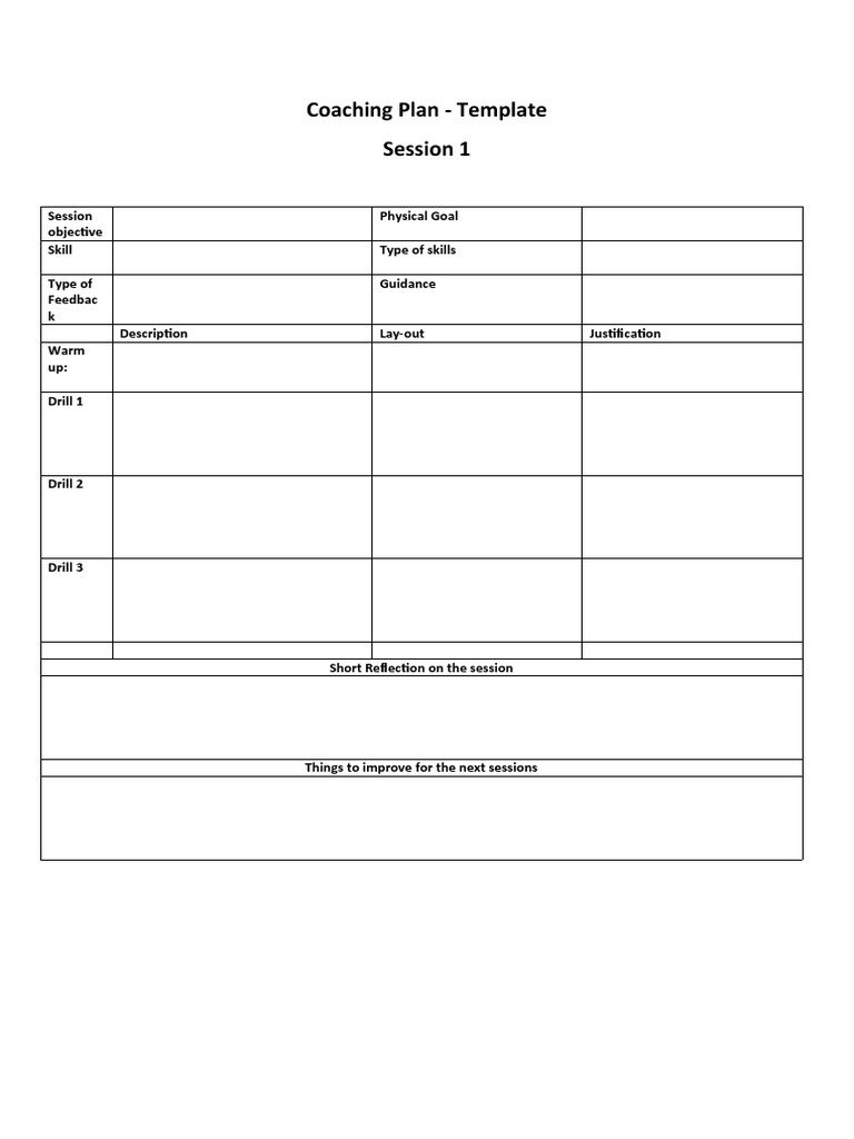 Session Plan - Example | PDF