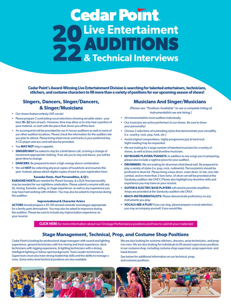 2022 Audition Brochure | PDF | Audition | Drum Kit