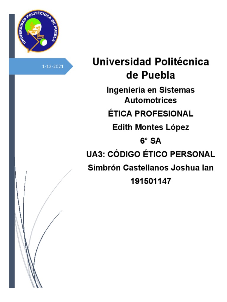 Código Ético Personal | PDF