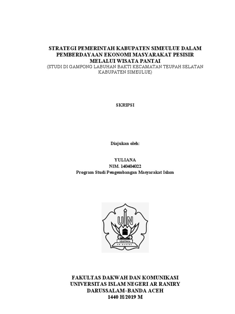 Contoh Skripsi Mpi | PDF