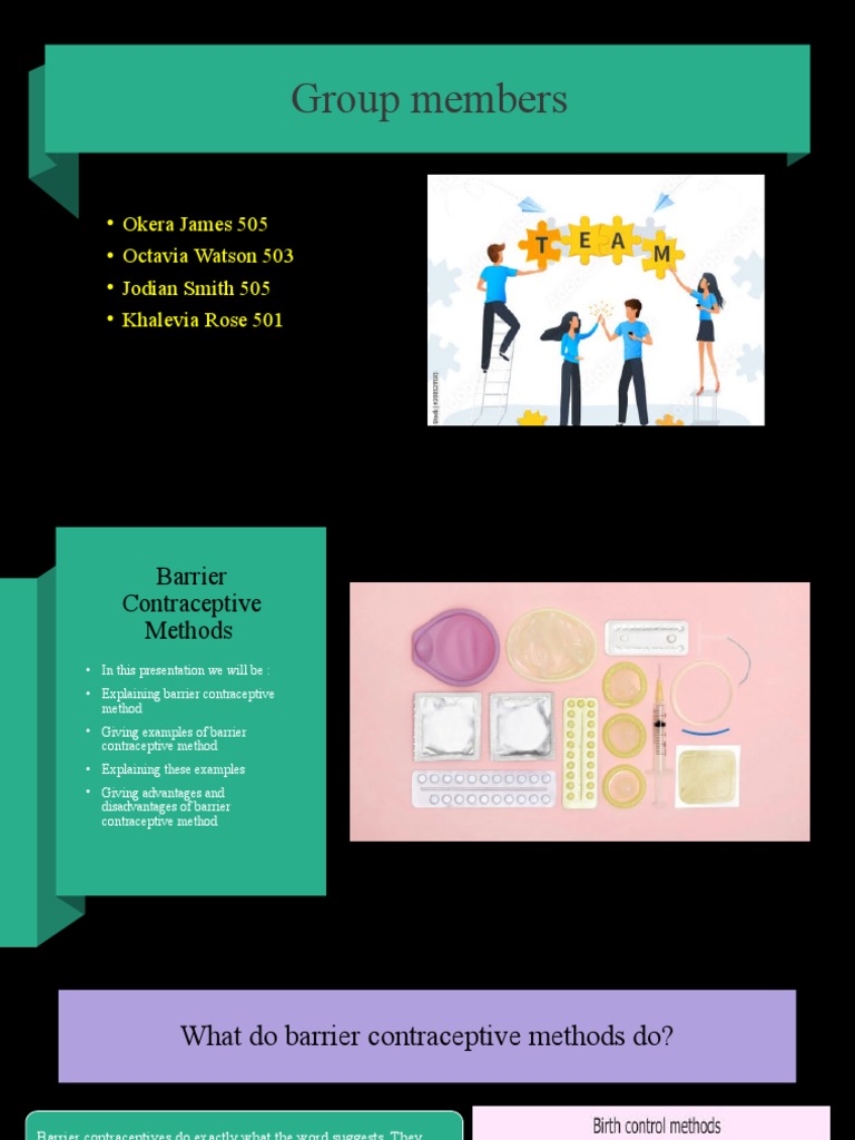 Examples of Barrier Contraceptives | PDF | Birth Control | Condom