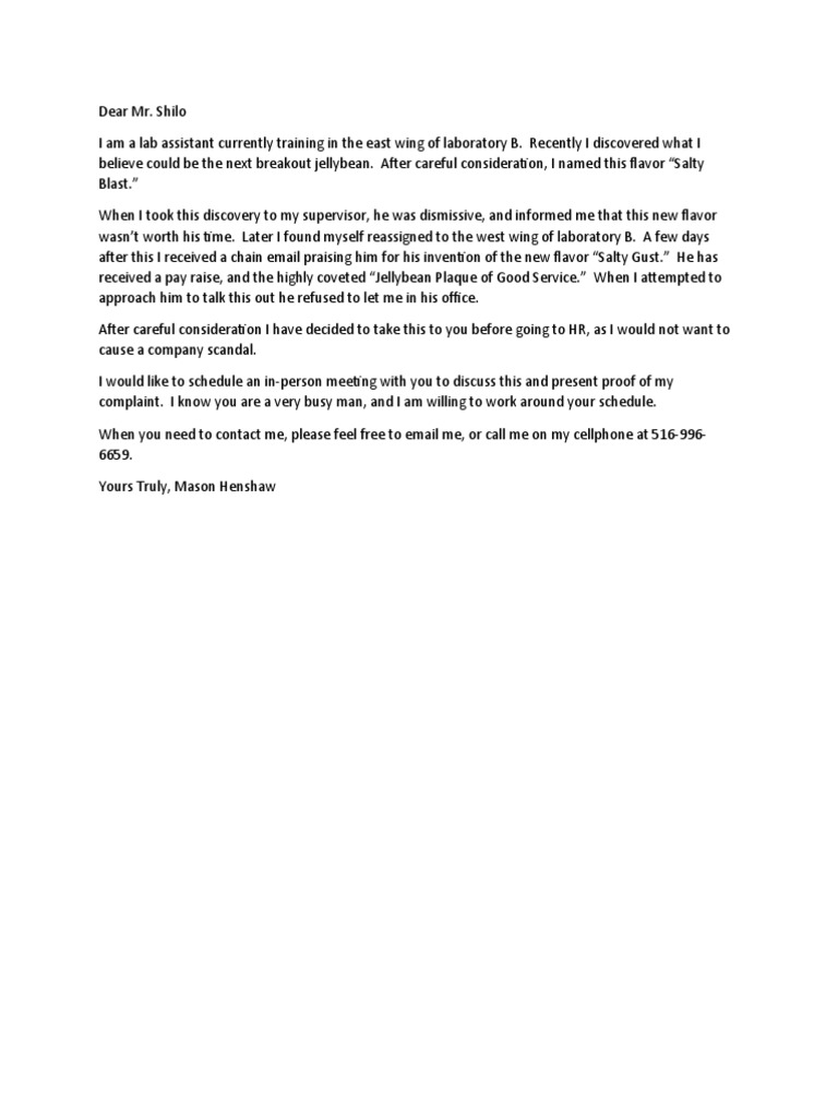 Tricky Email Draft | PDF