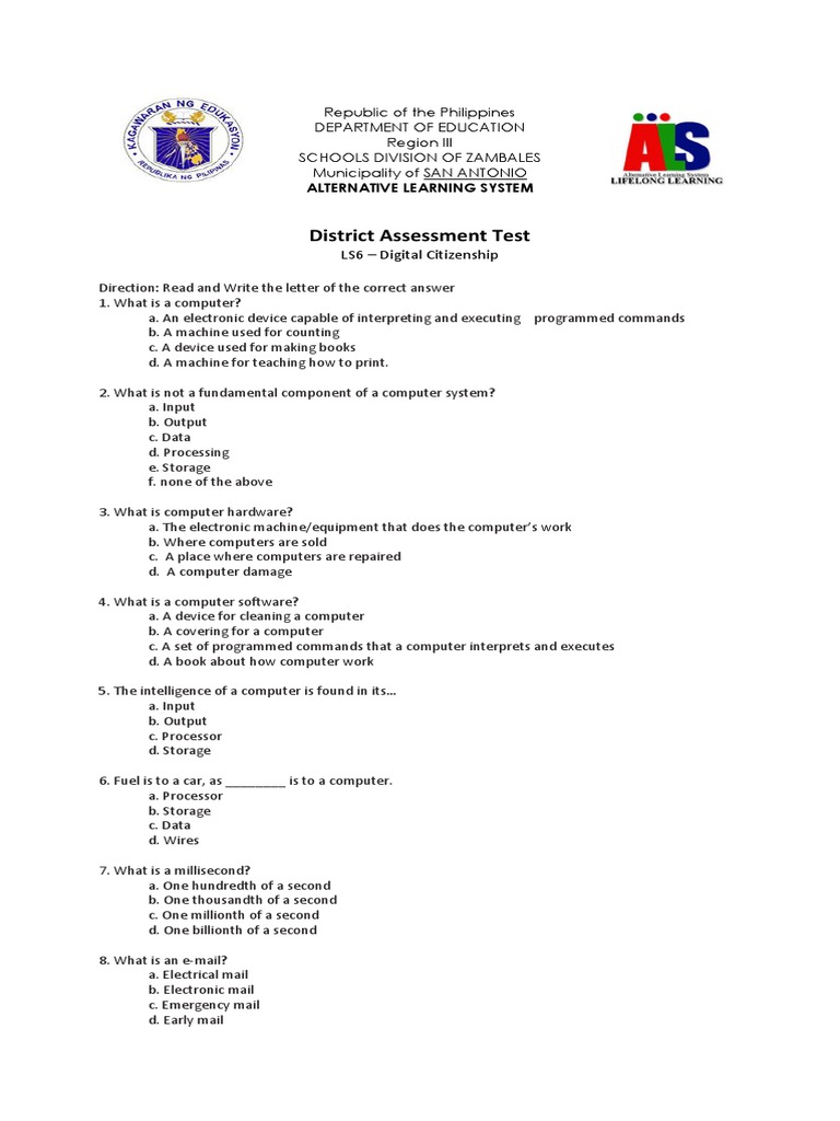 LS6 Digital Citizenship | PDF | Input/Output | Computer Monitor