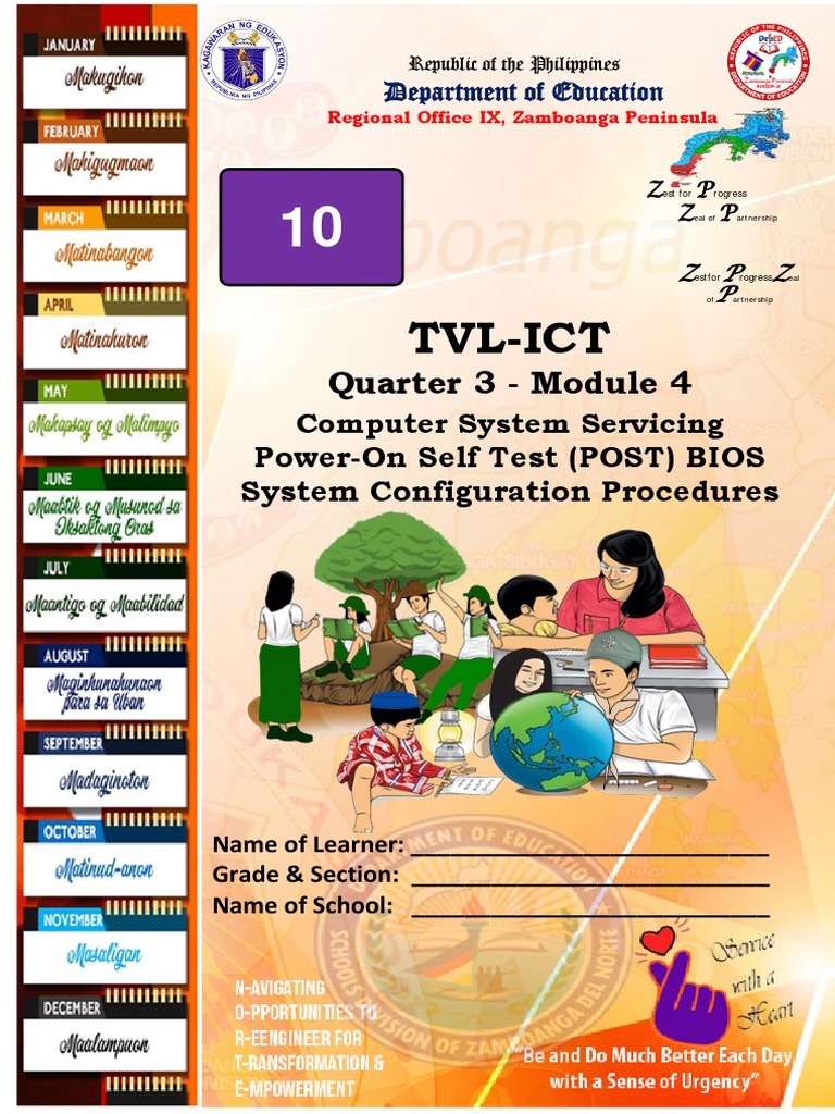 Tvl-Ict: Quarter 3 - Module 4 | PDF | Bios | Booting