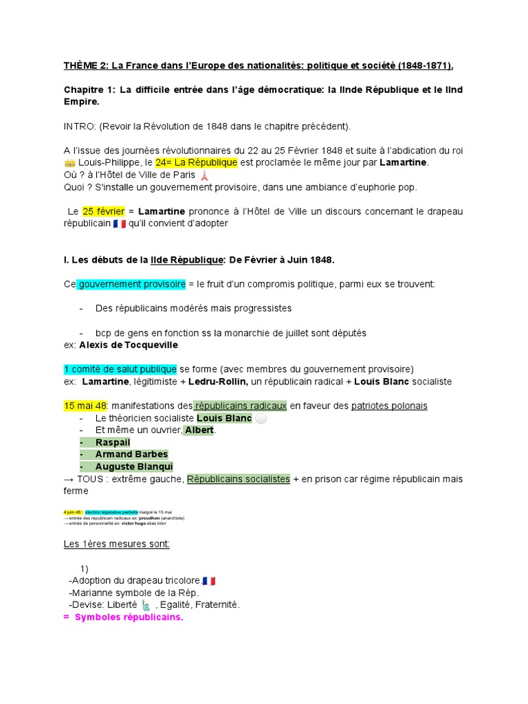 Theme 2 Histoire | PDF