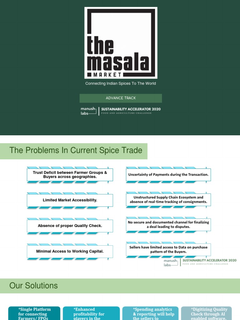 1.the Masala Market | PDF | Procurement | Market (Economics)