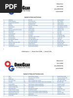 Rack and Pinion Gear Specifications | PDF | Gear | Machines