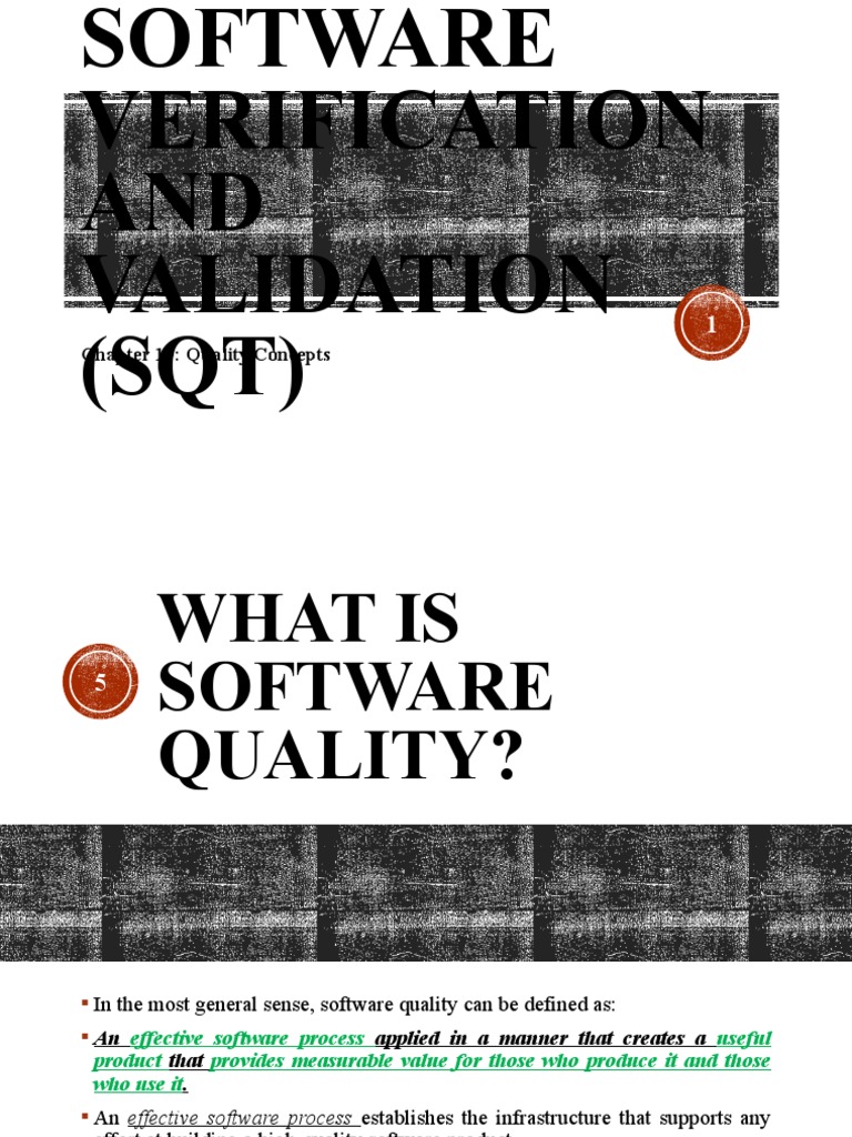 Chapter 19 Quality Concepts | PDF | Software Quality | Reliability Engineering