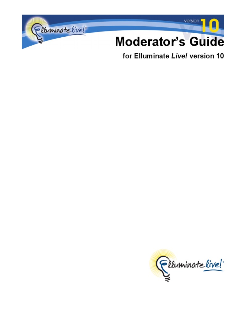 103-V10 Moderators Guide | PDF | Operating System Families | Microsoft ...