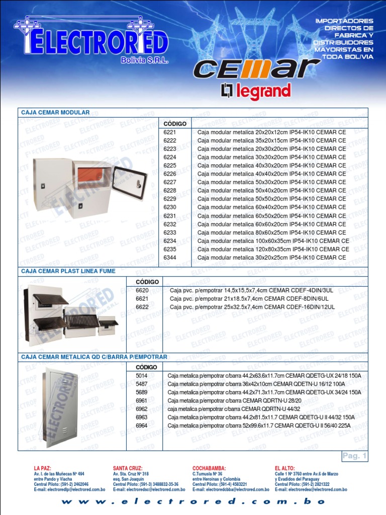 Cemar Catalogo | PDF