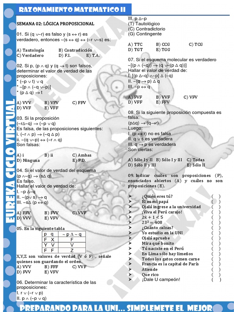 2° Dirigida - RM Ii - 2022 | PDF | Proposición | Gramática