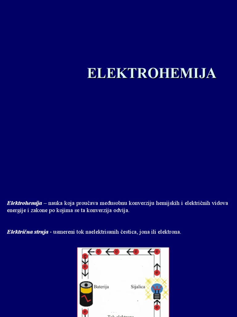 GF Elektrohemija 09 10 | PDF