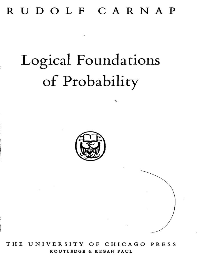 Carnap Logical Foundations of Probability | PDF