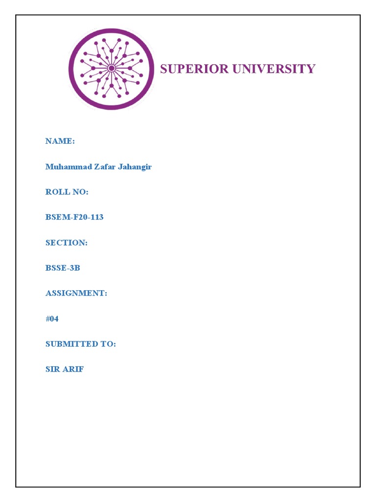 BSEM-F20-113-Assignment No #4-DSA | PDF | Theoretical Computer Science | Graph Theory