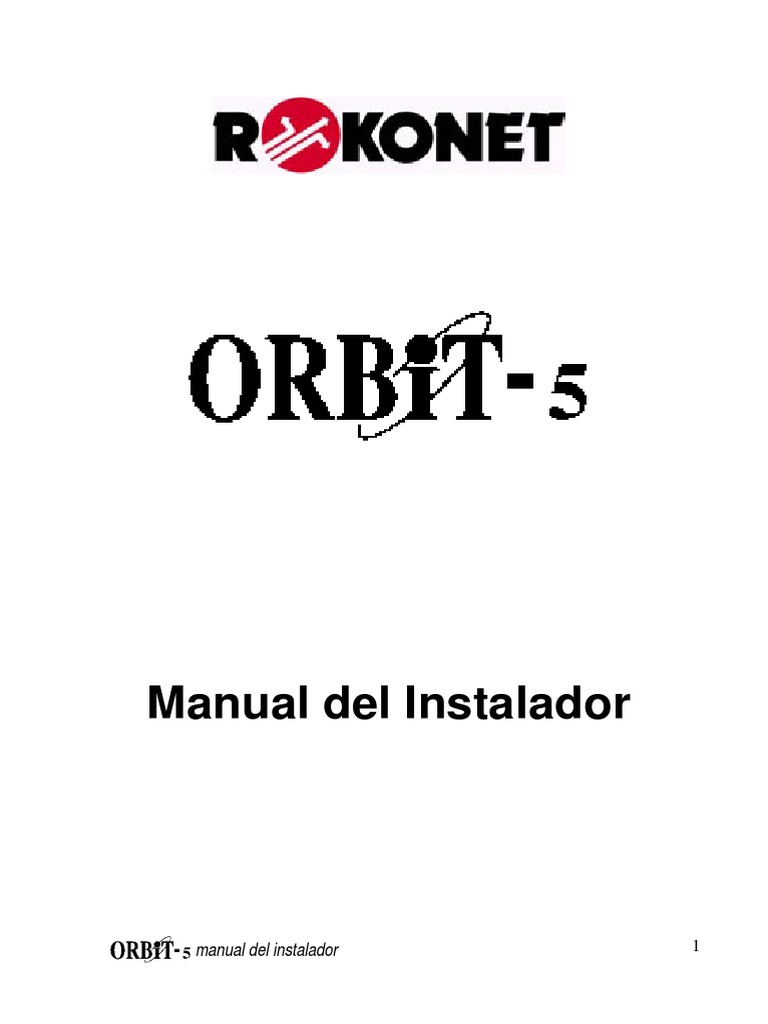 M Rokonet Orbit 5 Instaldor | PDF | Electromagnetic Interference | Radio