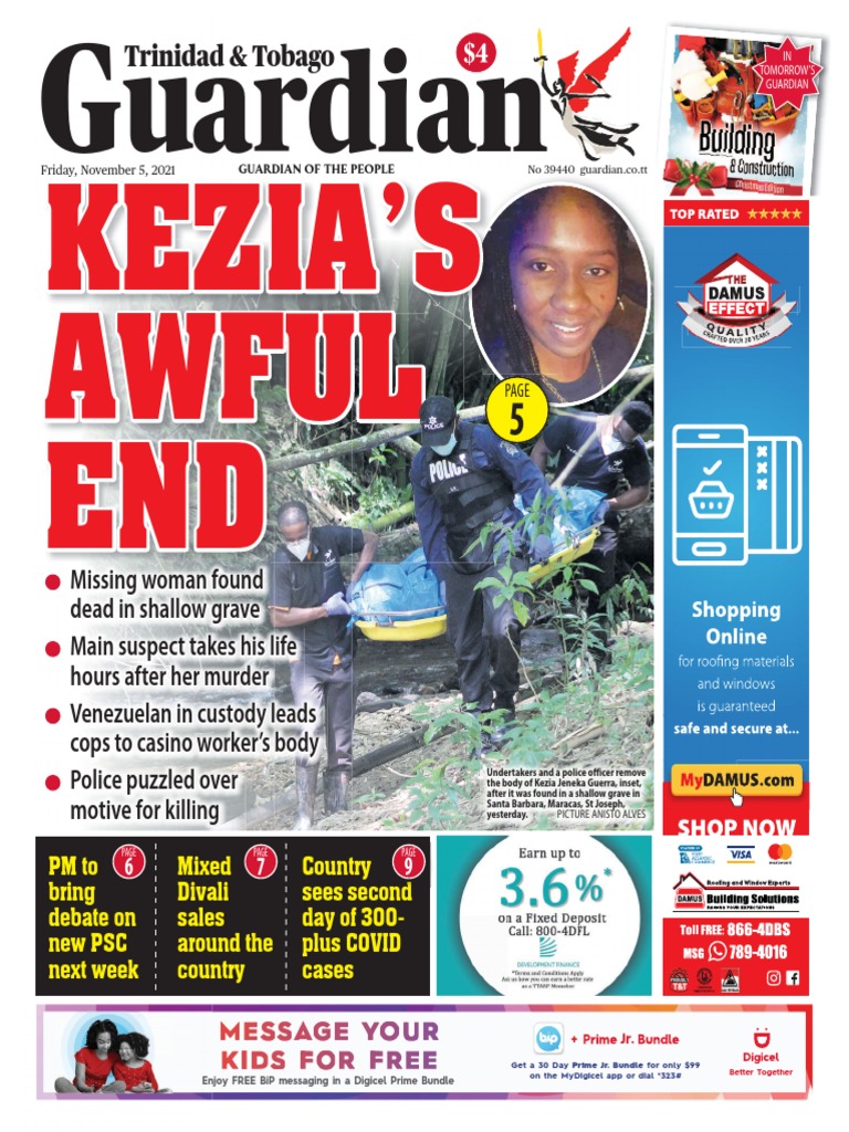 Trinidad Guardian 05.11.21 | PDF | Presidents Of The United States ...