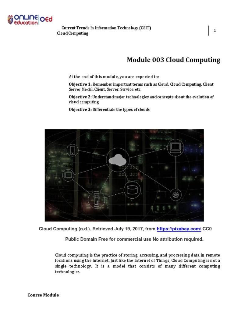 Current Trends In Information Technology (CSIT | PDF | Cloud Computing | Client–Server Model