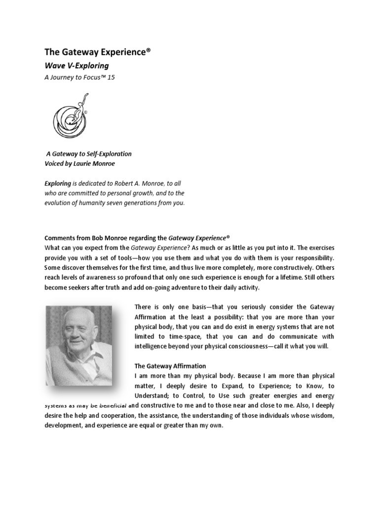 The Gateway Experience®: Wave V Exploring | PDF | Intuition | Consciousness