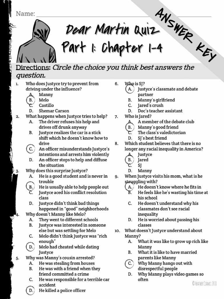 Dear Martin Quiz Overview | PDF | Self-Improvement