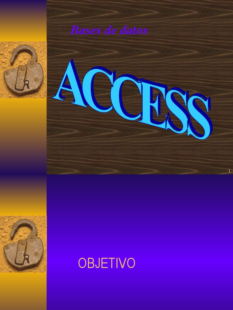 Curso Basico ACCESS | PDF | Tabla (base de datos) | Bases de datos