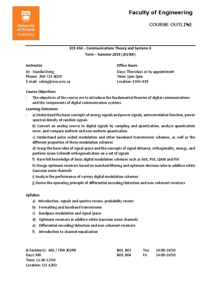 Ece 450 | PDF | Career & Growth | Computers