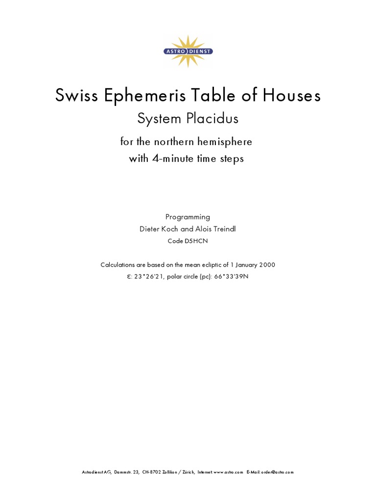 Placidus Table of Houses NORTH LATITUDE | PDF | Geometric Shapes ...