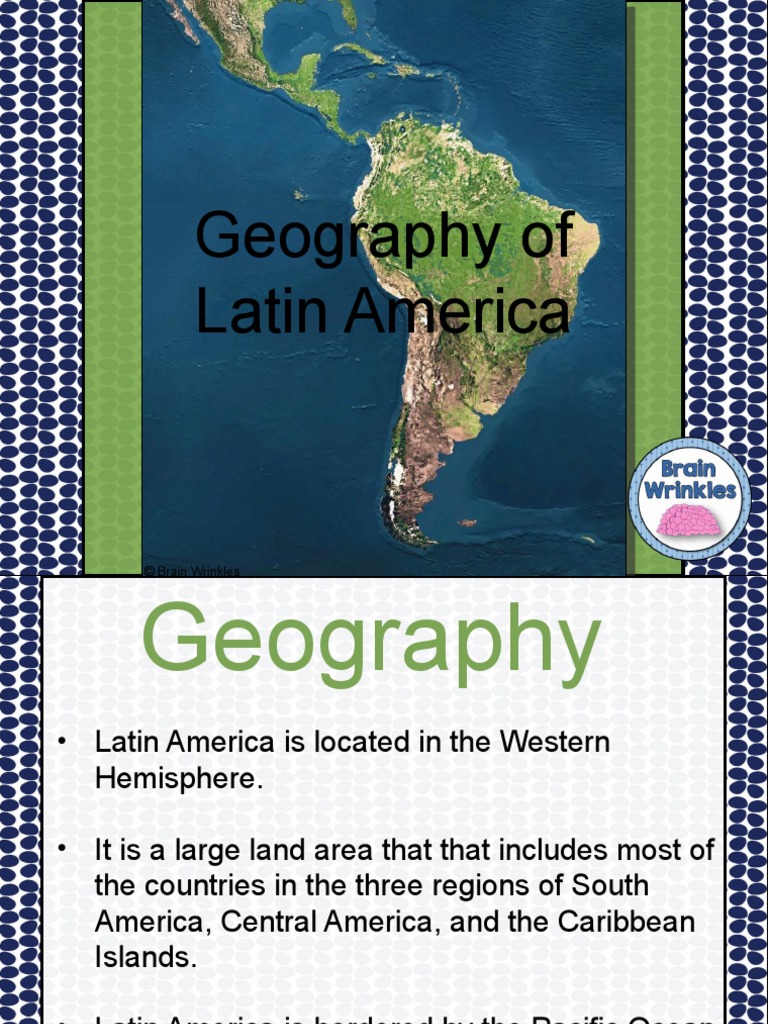 Physical Features of Latin America PPT 1 | PDF | Amazon Rainforest | Island