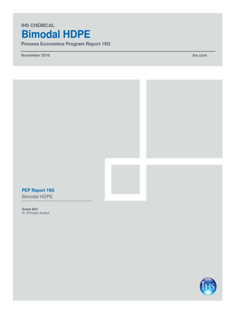 Bimodal HDPE: Ihs Chemical | PDF | Polyethylene | Chemical Substances