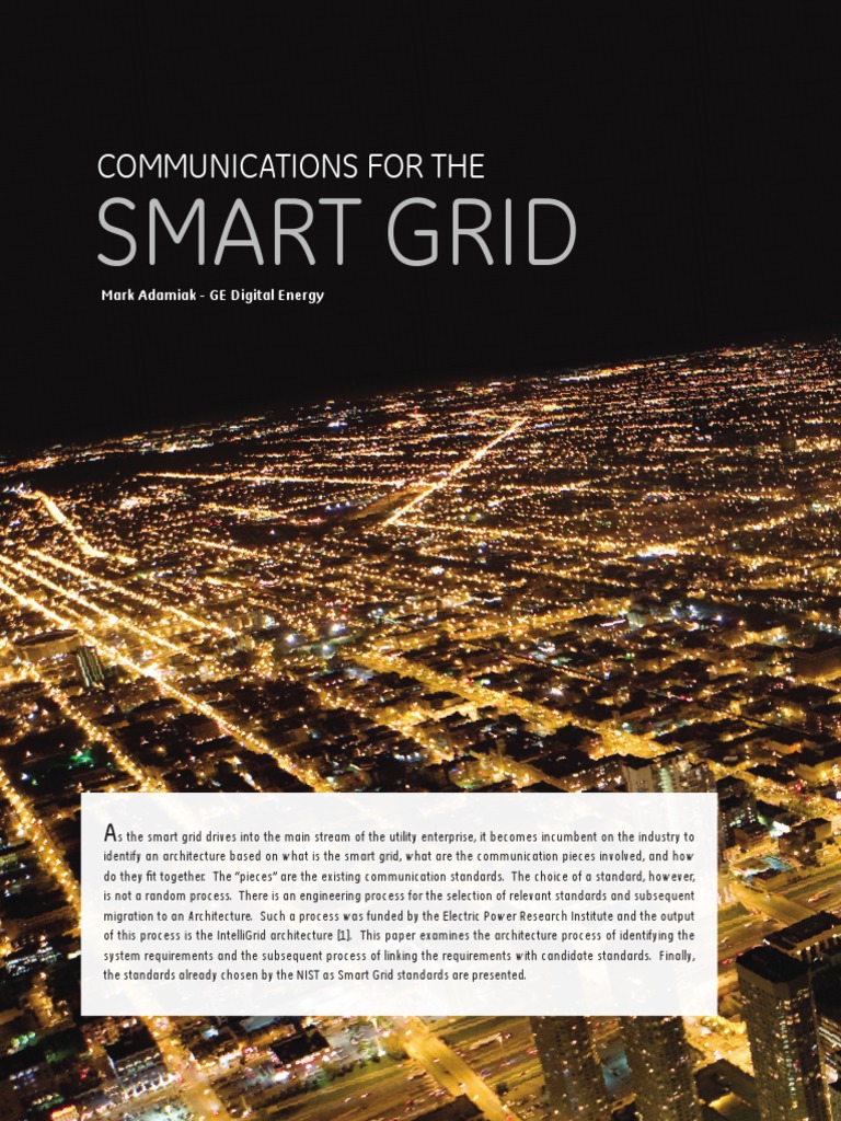 White Paper Communications For The Smart Grid | PDF | Smart Grid ...