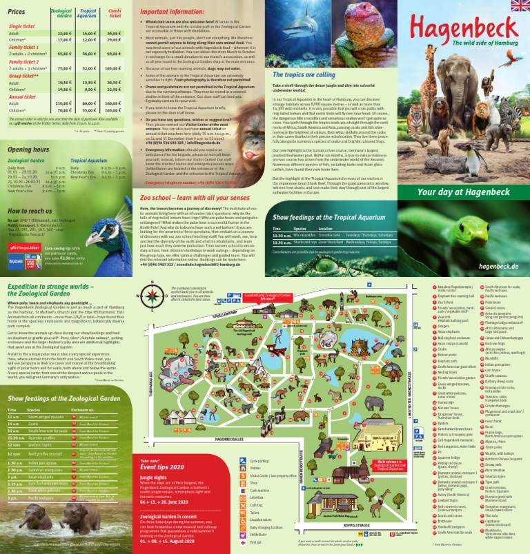 Important Information:: Your Day at Hagenbeck | PDF | Zoo | Zoology