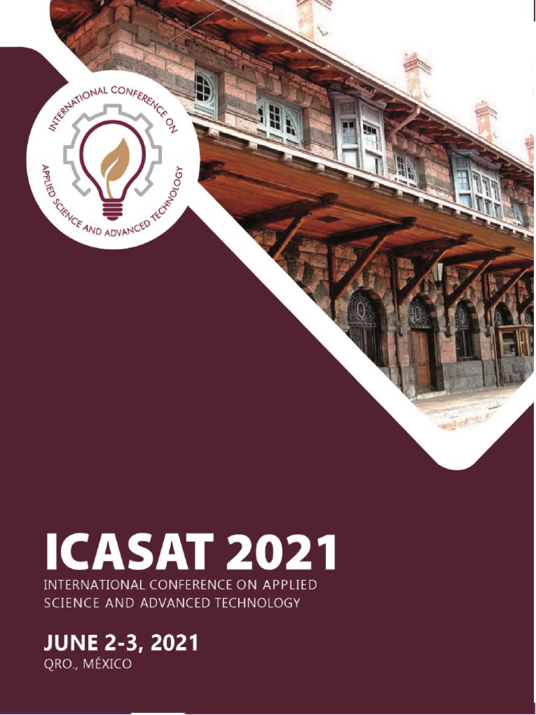 iCASAT 2021 - Program | PDF | Engineering | Academic Degree
