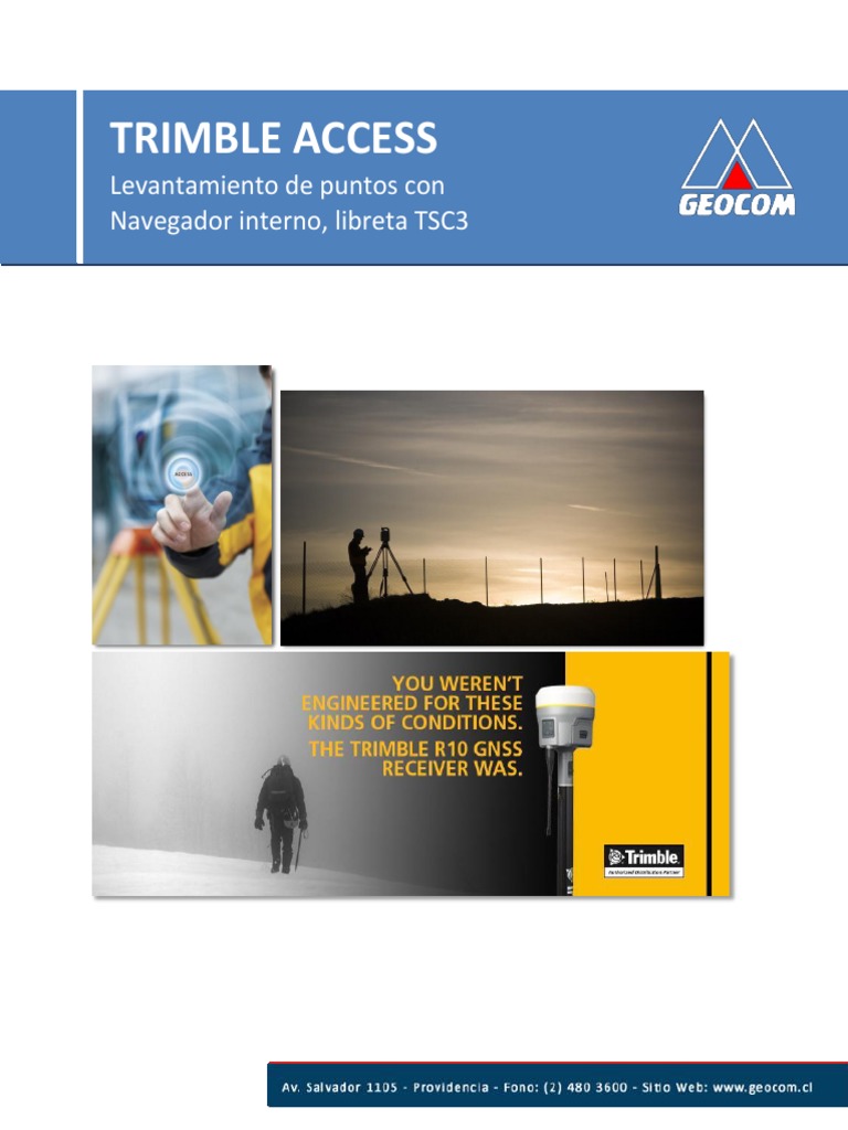 Uso de Trimble Access en TSC3 | PDF | Informática | Software