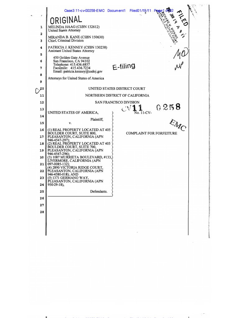 Case 3:11-cv-00258-EMC Document Summary | PDF | Law | Technology ...