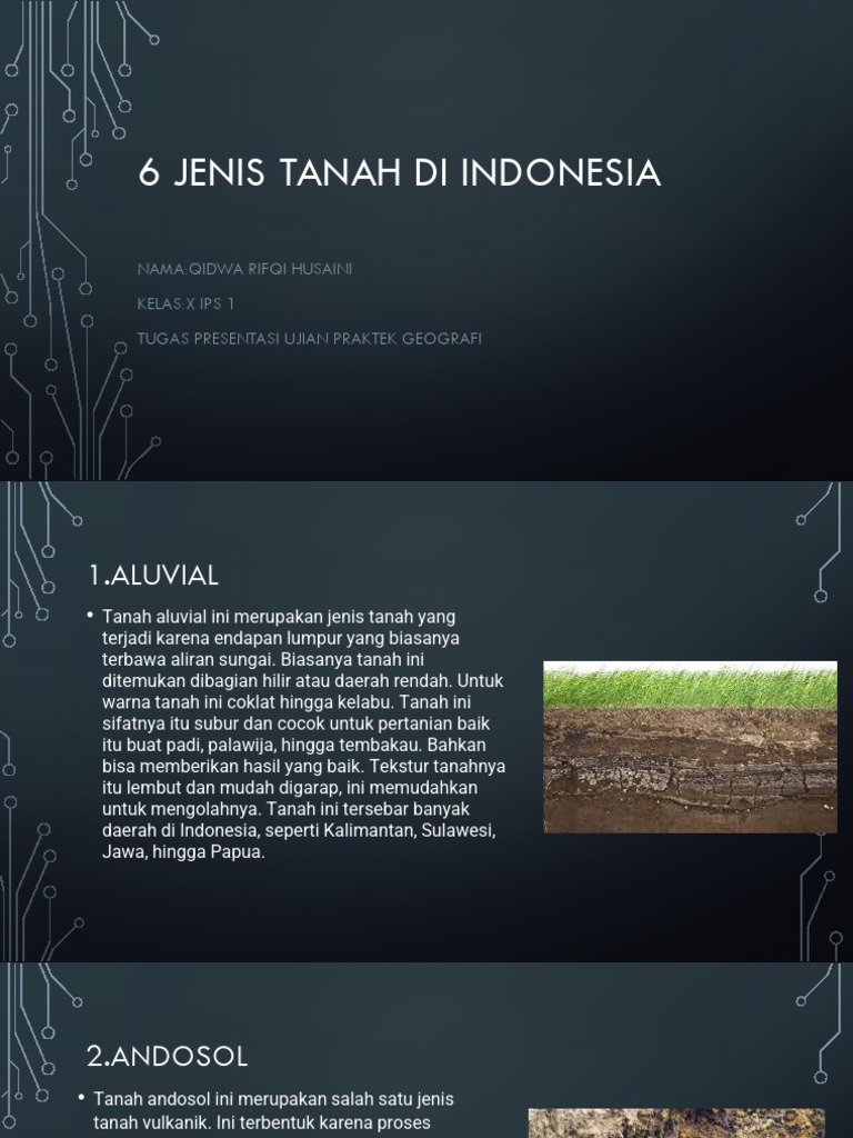 6 Jenis Tanah Di Indonesia | PDF | Sains & Matematika | Teknologi & Rekayasa