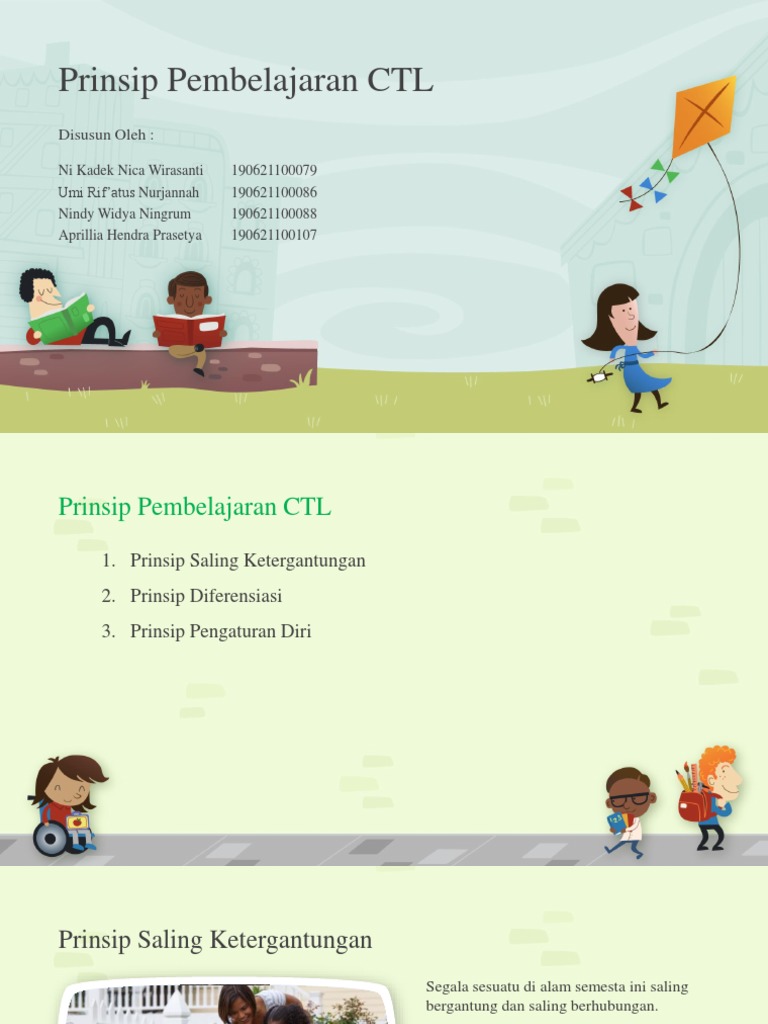 Prinsip Pembelajaran CTL | PDF