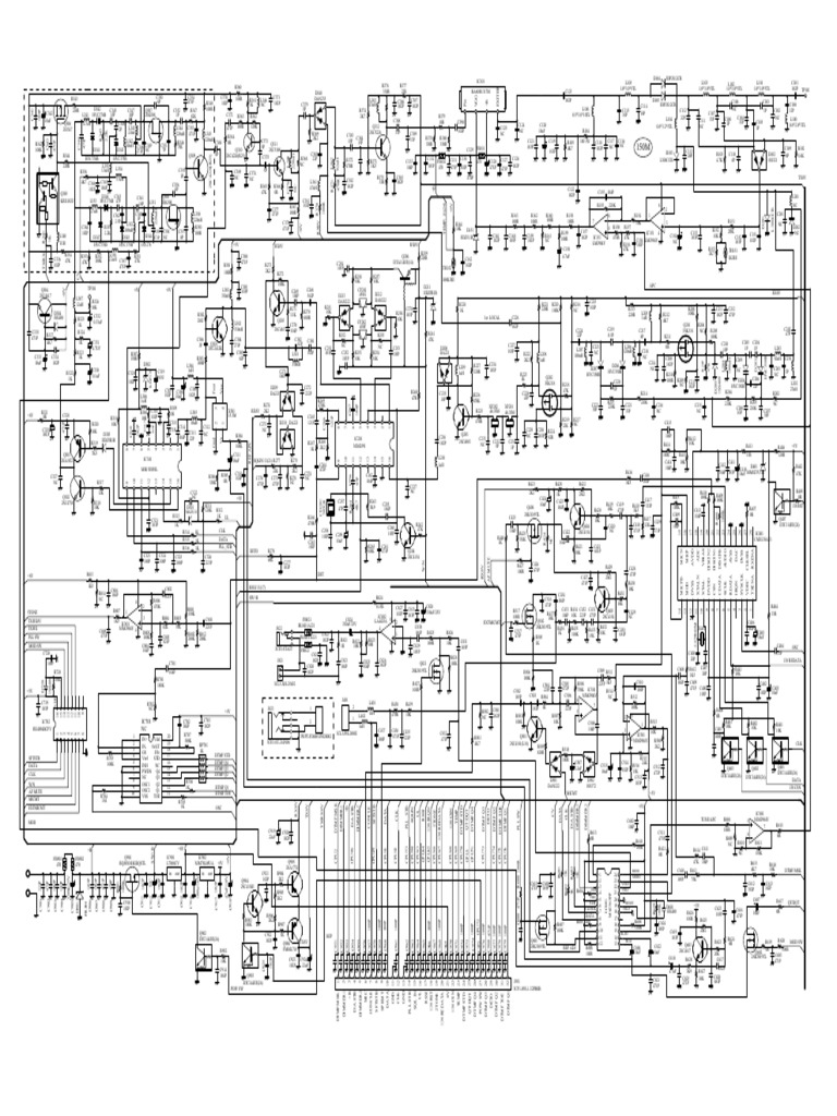 RS-900 Mobile Radio Main Board Circuit Diagram (VHF) | PDF | Wireless ...