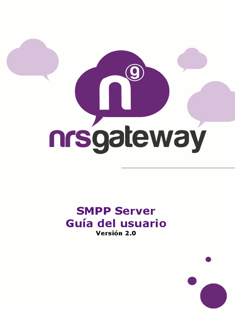 Guía de Usuario del Servidor SMPP 2.0 | PDF | Protocolos de red | Estándares informáticos