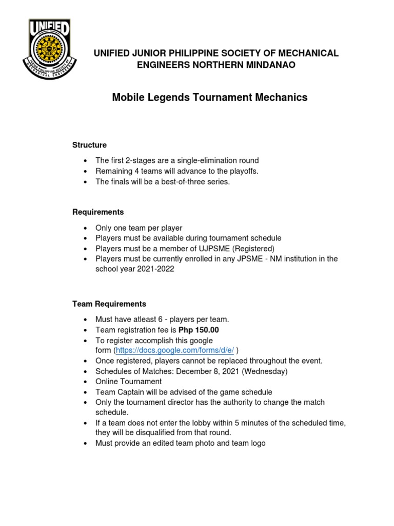 Mobile Legends Game Mechanics | PDF
