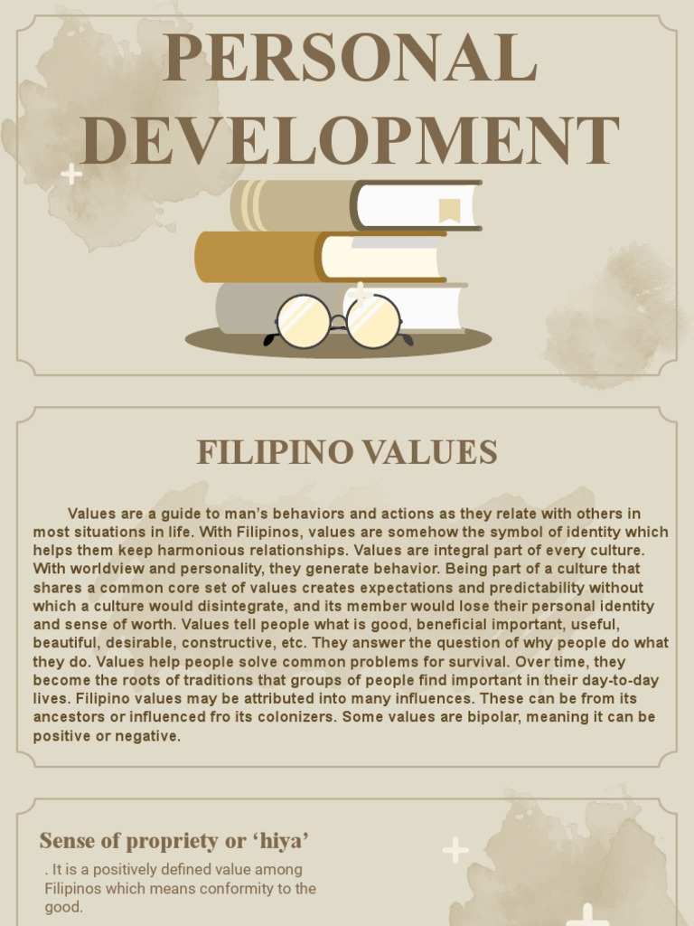 Filipino Values Guide Personal Development | PDF | Value (Ethics ...