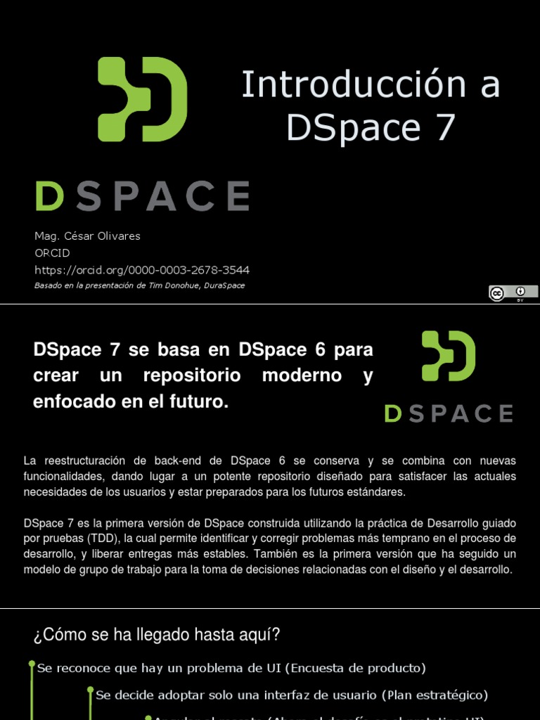 8_Introducción a DSpace 7 | PDF | Edad de información | Ingeniería de ...