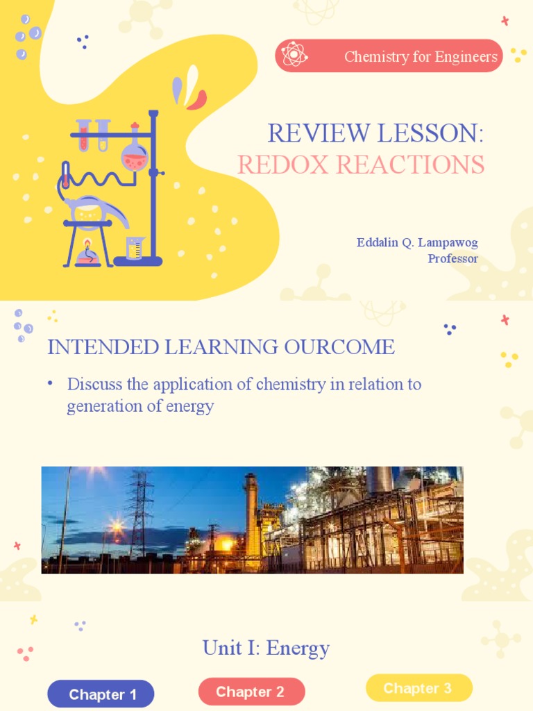 Review Lesson:: Redox Reactions | PDF | Redox | Magnesium