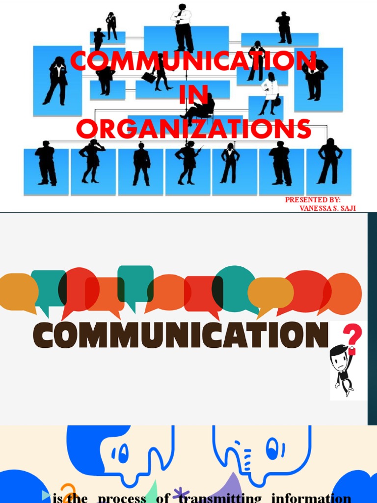 COMMUNICATION IN ORGANIZATION PPT Final | PDF | Communication ...