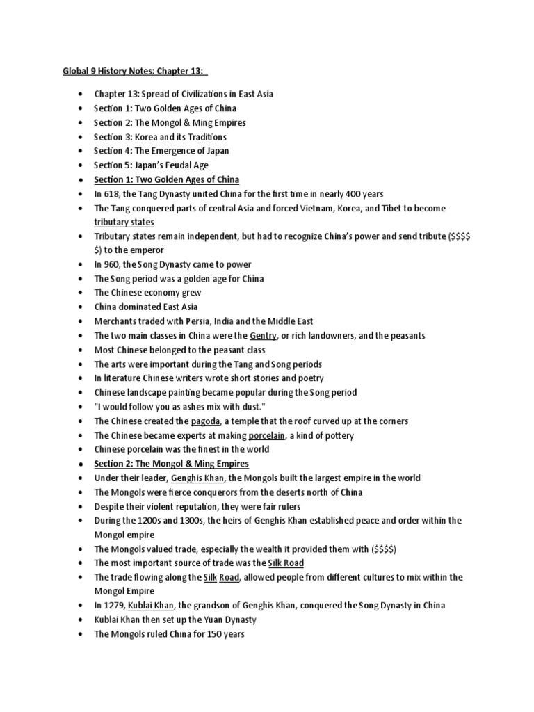 East Asia Civilizations: China, Japan, Korea | PDF | Korea | China