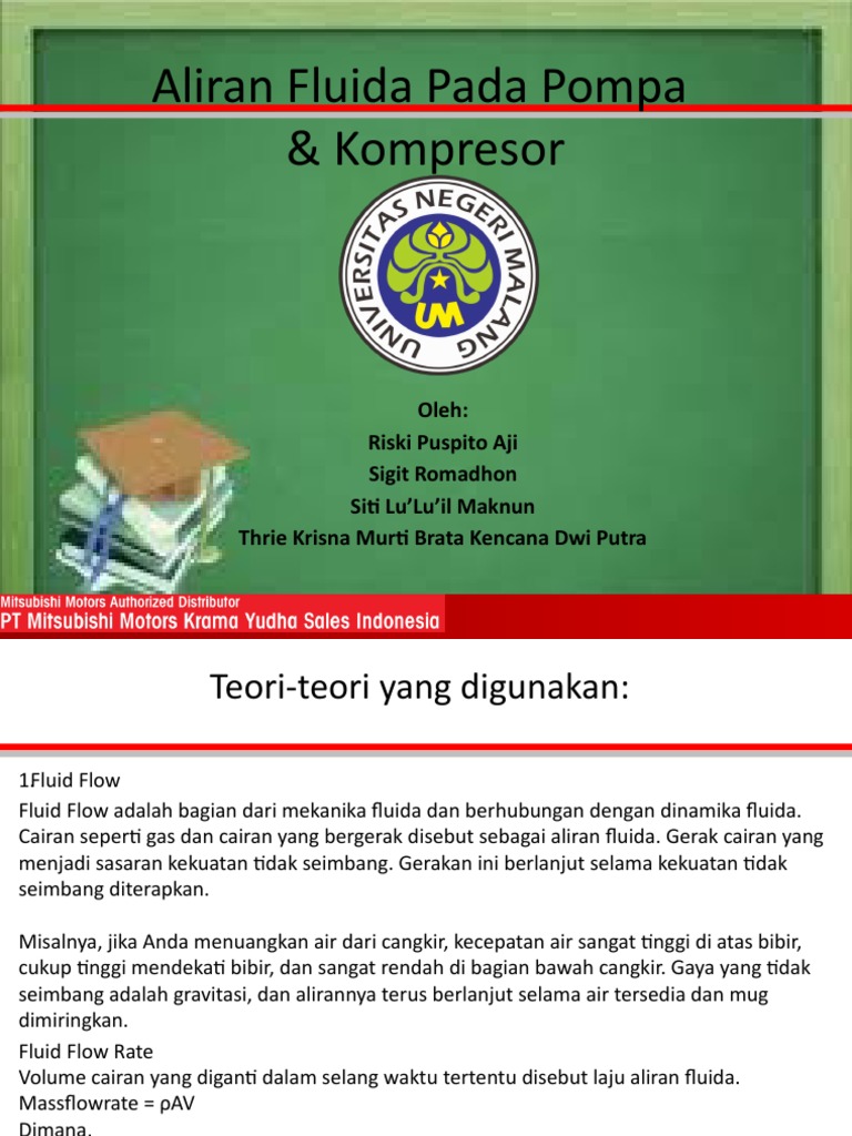 Aliran Fluida Pada Pompa&kompresor | PDF | Griya & Taman