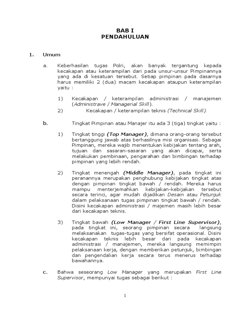 Hanjar MTL-1 Revisi 2017 | PDF